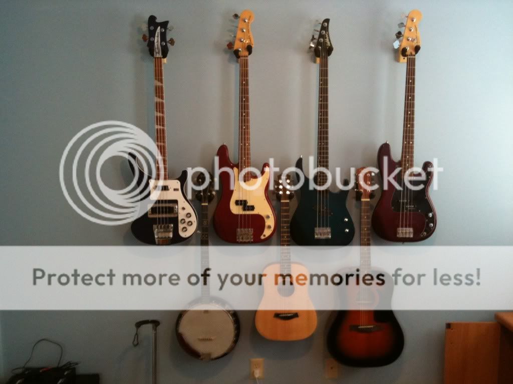 Hanging bass on wall? How to? Pics please!!! | TalkBass.com