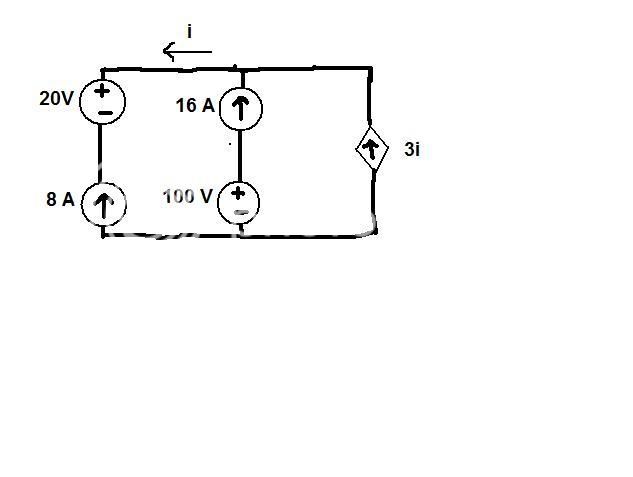 Help me calculate the power developed by this simple circuit. | All ...