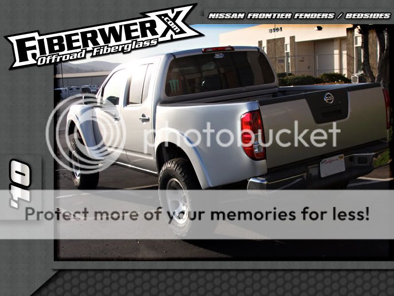 1 piece clip, fiberglass bedsides, fenders for Nissan Frontier ...