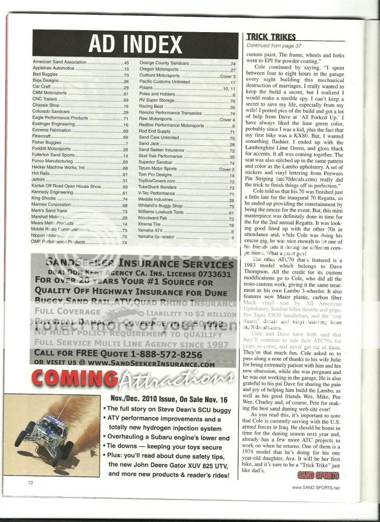 Sand Sports Magazine ATC Special Issue