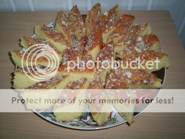 wie o wie,recept griesmeel cake?