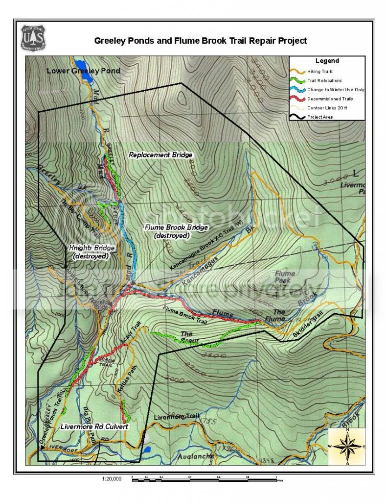 Greeley Ponds and Flume Brook Trail Repair Project | New England & New ...